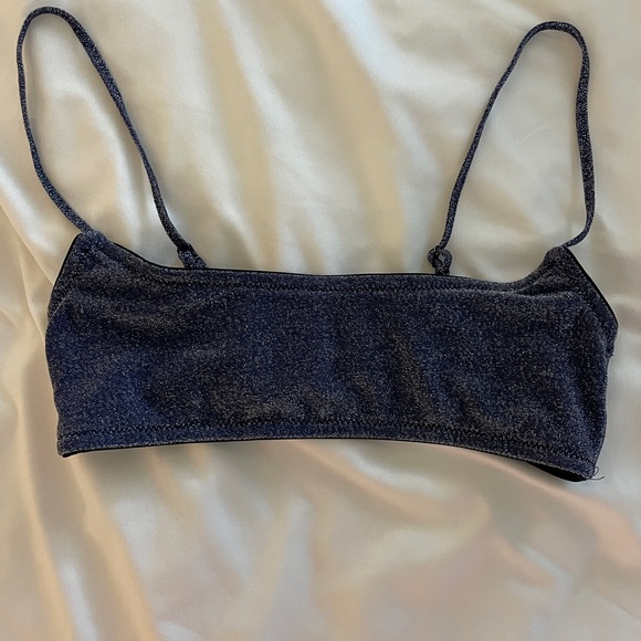 triangl swimwear | Swim | Sparkle Dark Blue Triangl Swimsuit Top And Bottoms | Poshmark